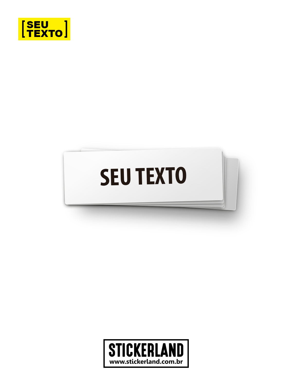 Sticker Faixa Textou! – Stickerland Adesivos